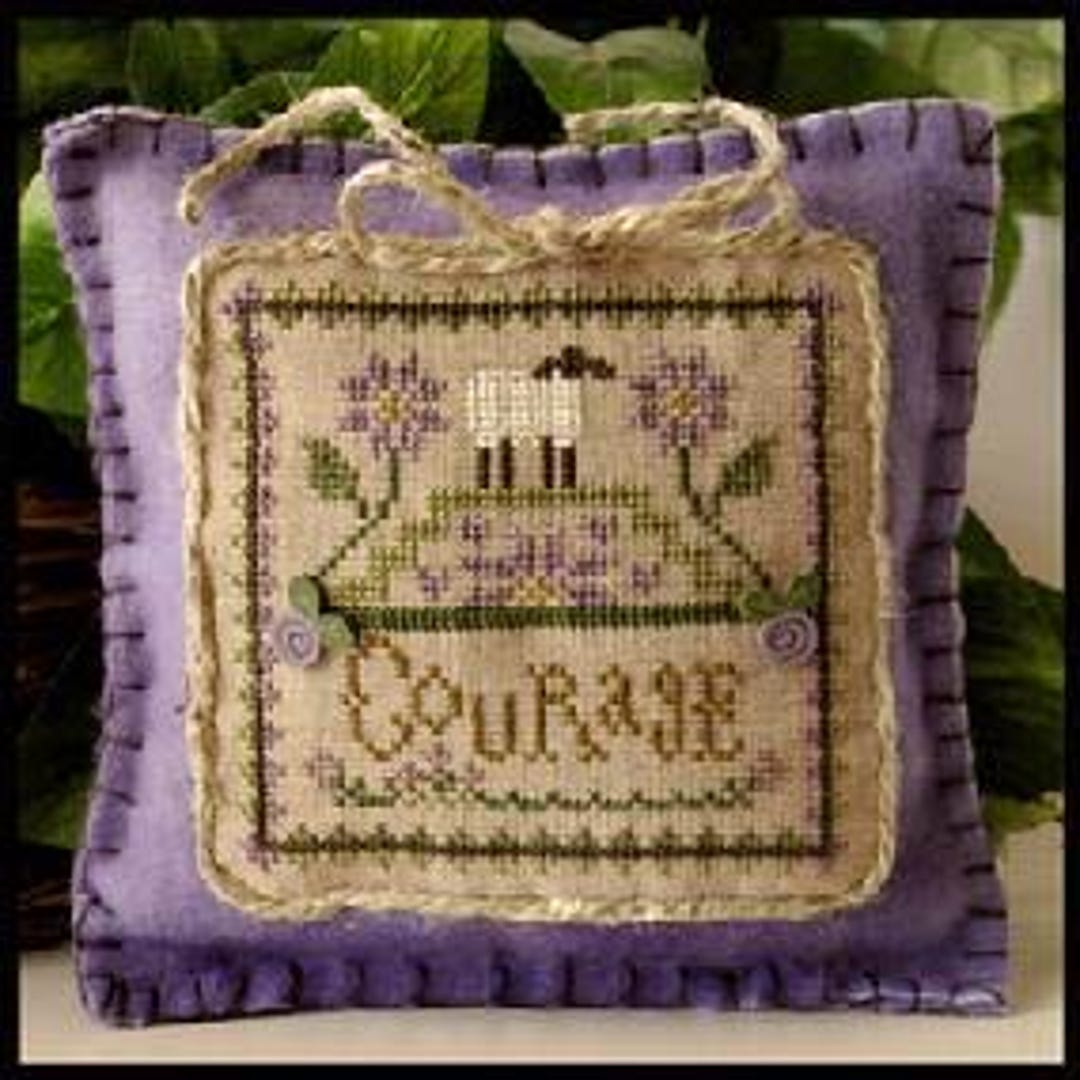 Little House Needleworks Sheep Virtues #4 COURAGE Cross Stitch Pattern ...