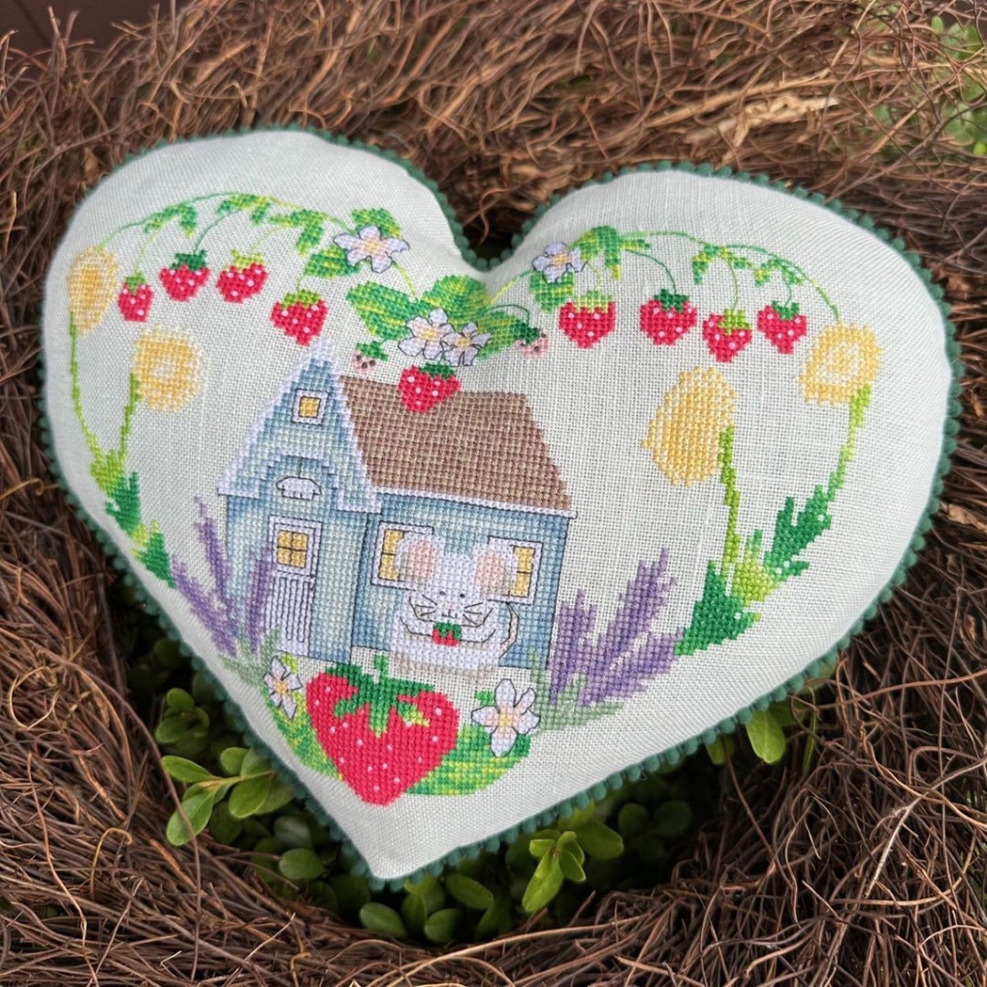 Luhu Stitches Strawberry Cottage Cross Stitch Pattern ~ Luhu Stitches ...