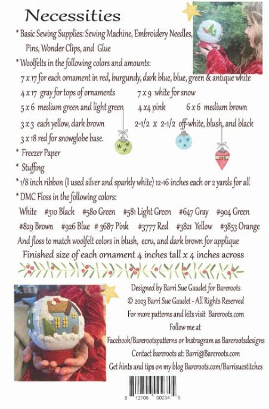 Bareroots Everything Nice Once Again Embroidery Pattern ~ Bareroots ...