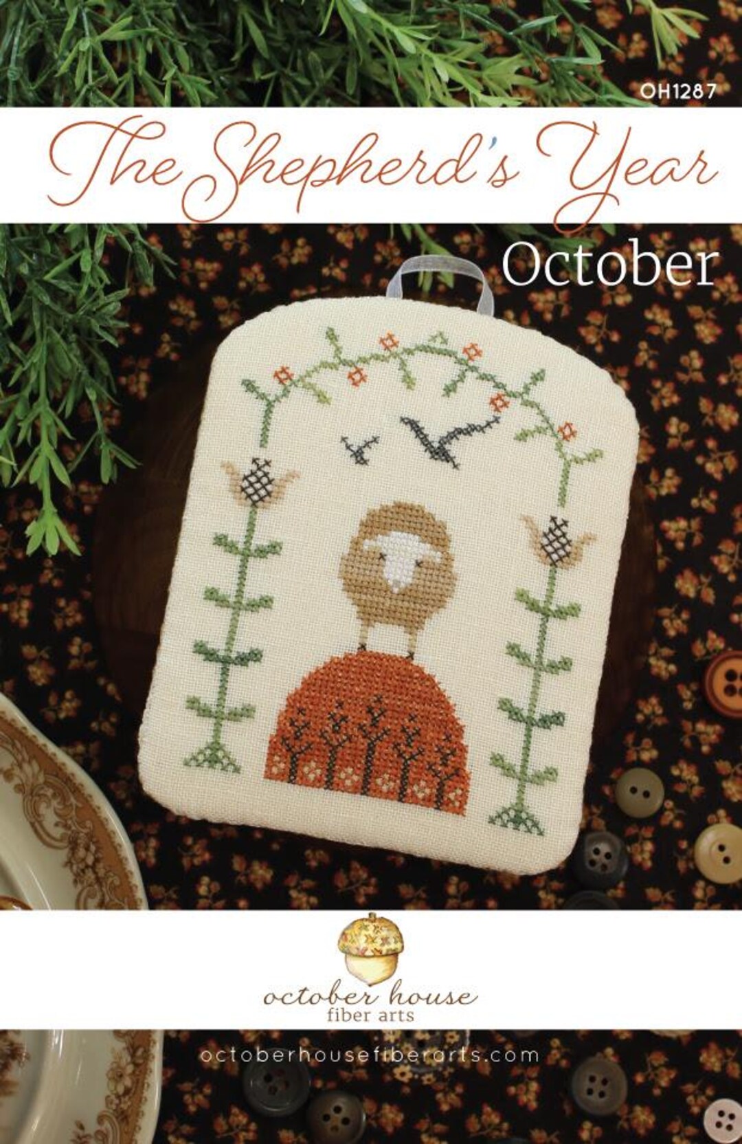 October House Fiber Arts the Shepherd's Year October Cross Stitch Chart ...