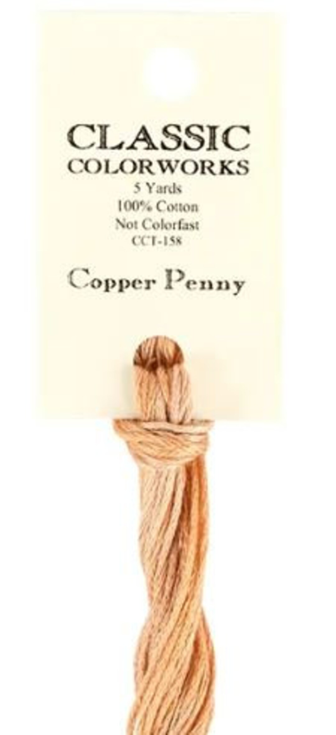 Classic Colorworks COPPER PENNY CCT-158 Cross Stitch Floss ~ Embroidery ...