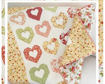 The Pattern Basket FALLING IN LOVE Quilt Pattern the Pattern - Etsy