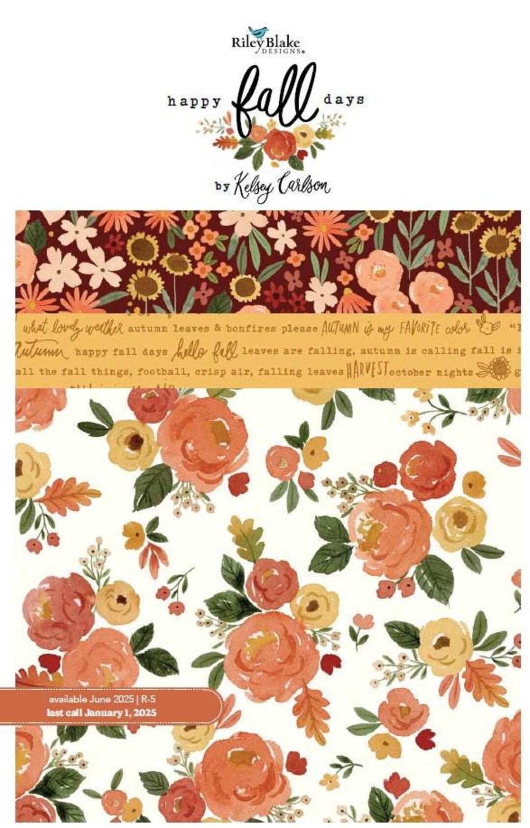 PRE-ORDER RESERVATION Kelsey Carlson Happy Fall Days 5 Stacker Autumn ...