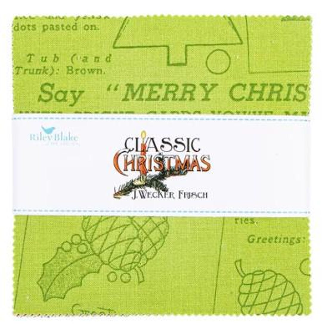 SALE~ Classic Christmas 5" Charm Pack ~ J. Wecker Frisch ~ Christmas ...