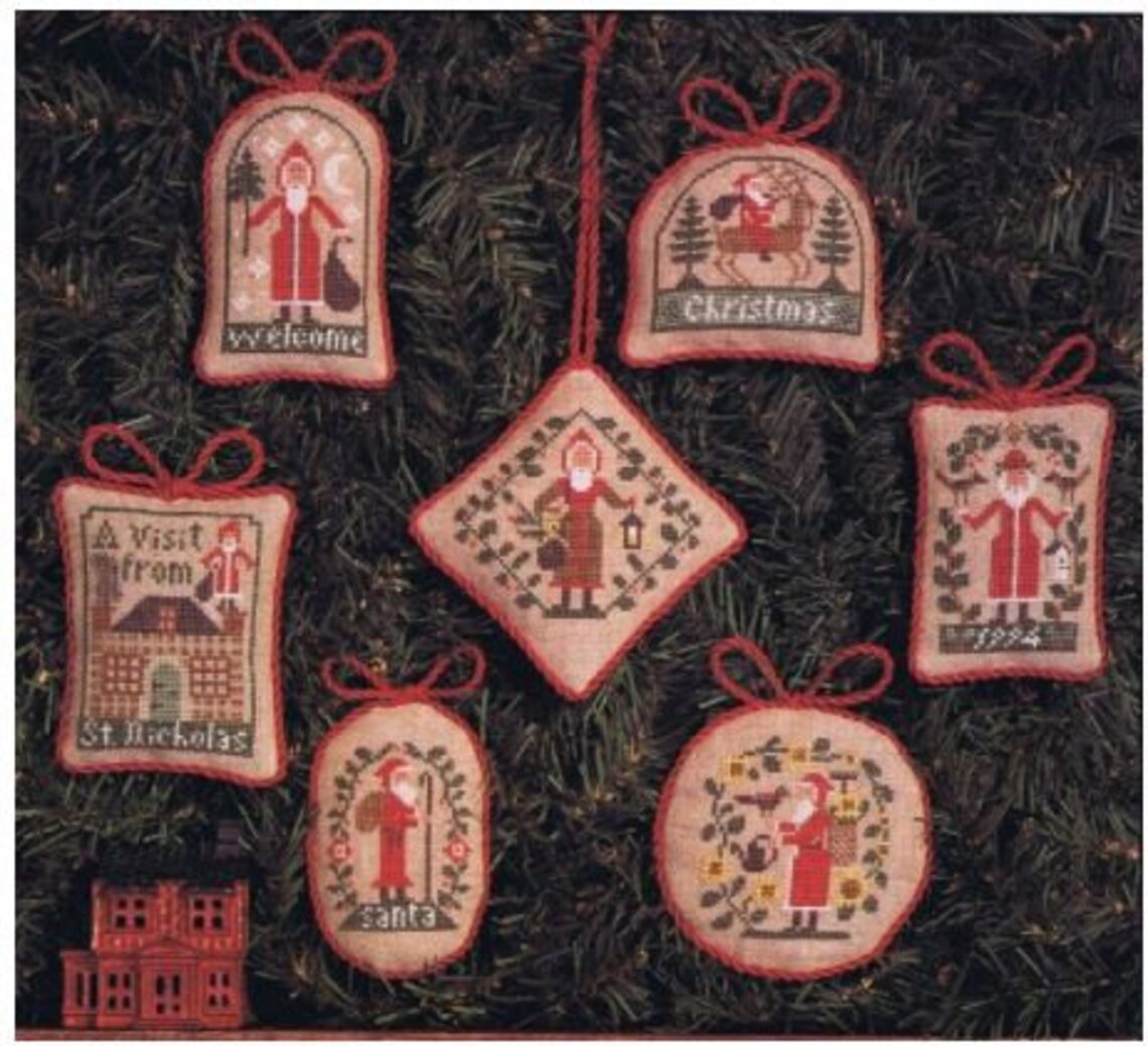 The Prairie Schooler A CHRISTMAS VISIT Cross Stitch Pattern - Christmas ...
