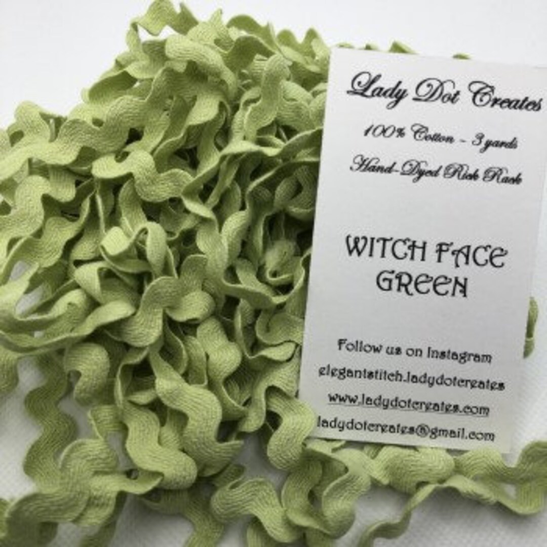 Lady Dot Creates WITCH FACE Rick Rack 3 Yards - Etsy