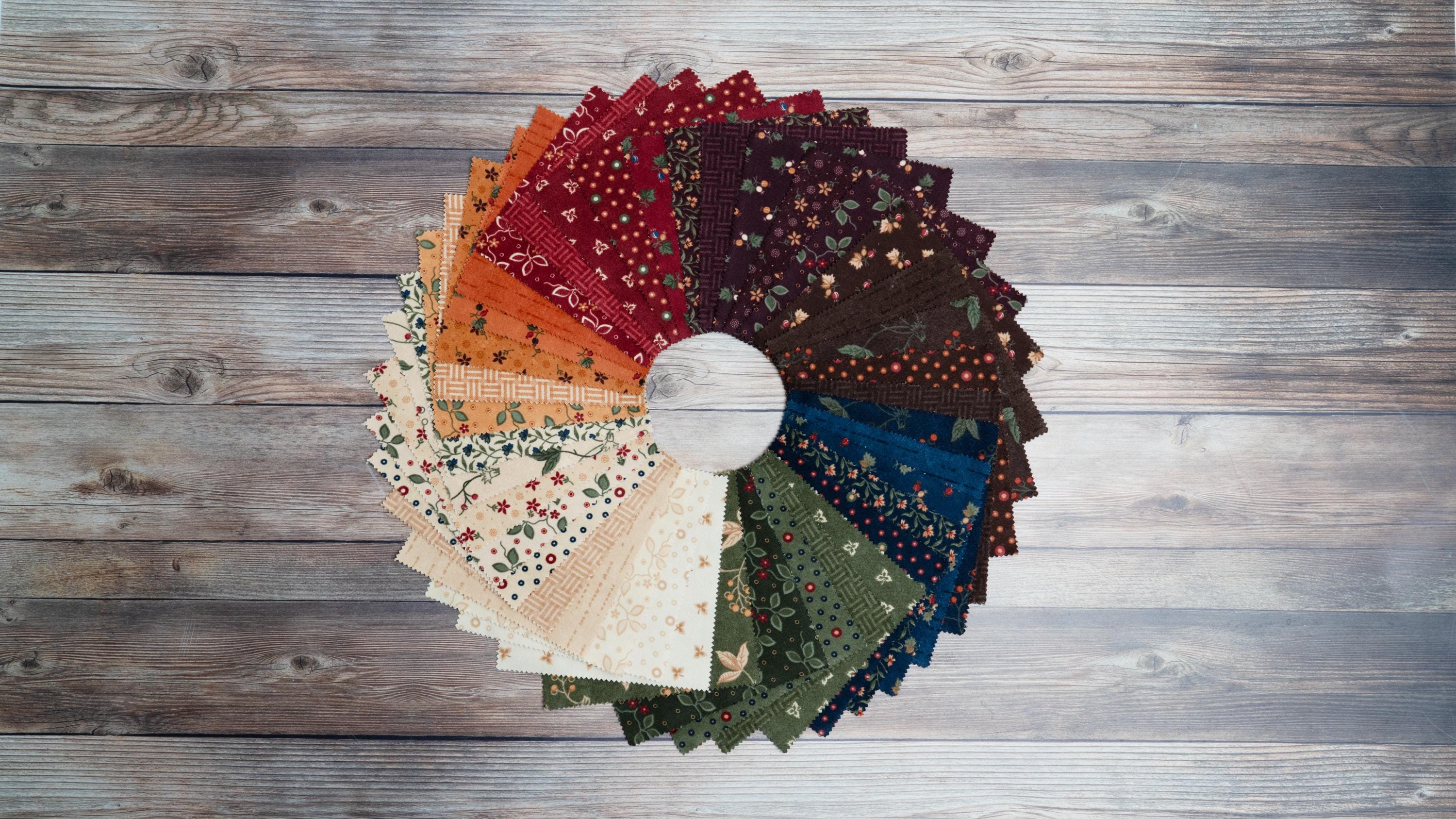 PRE-ORDER Moda Flannel Season Layer Cake – 10" X 10" Fabric Squares by ...