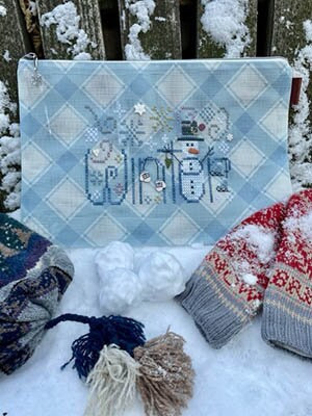 Shepherd's Bush WINTER BAG Cross Stitch Pattern ~ Shepherd's Bush Cross ...