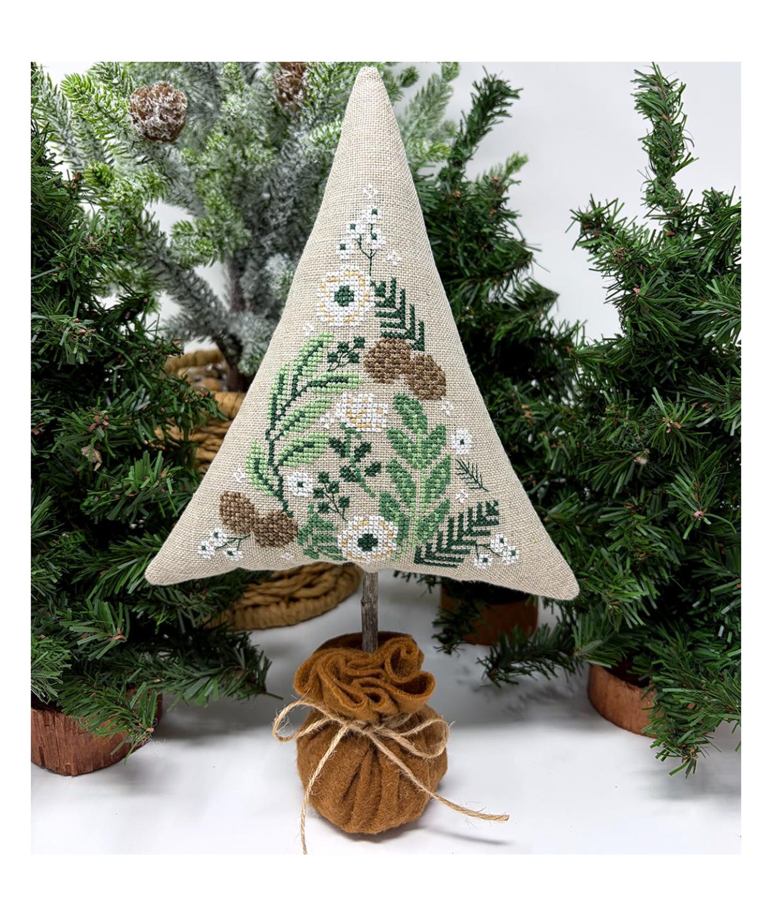 Cross Stitch ~ Winter Foliage Tree Cross Stitch Chart by Tiny Modernist ...