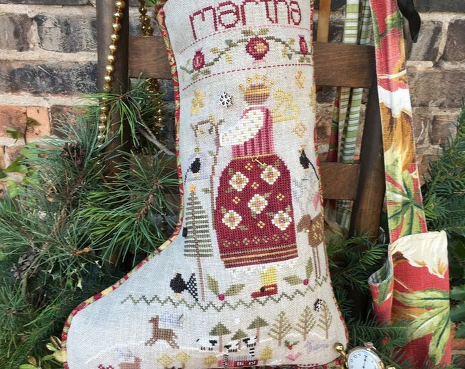 Shepherd's Bush MARTHA'S STOCKING Cross Stitch Pattern | Etsy