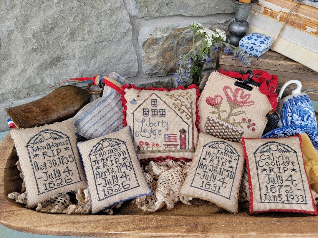 Thread Milk Designs ~ for the Bowl Series ~ Liberty Lodge Cross Stitch ...