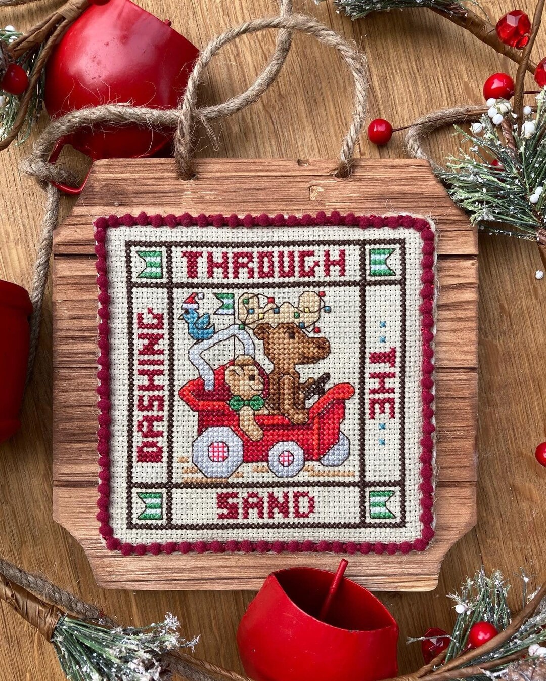 Frony Ritter Designs Dashing Through the Sand Cross Stitch Pattern ...