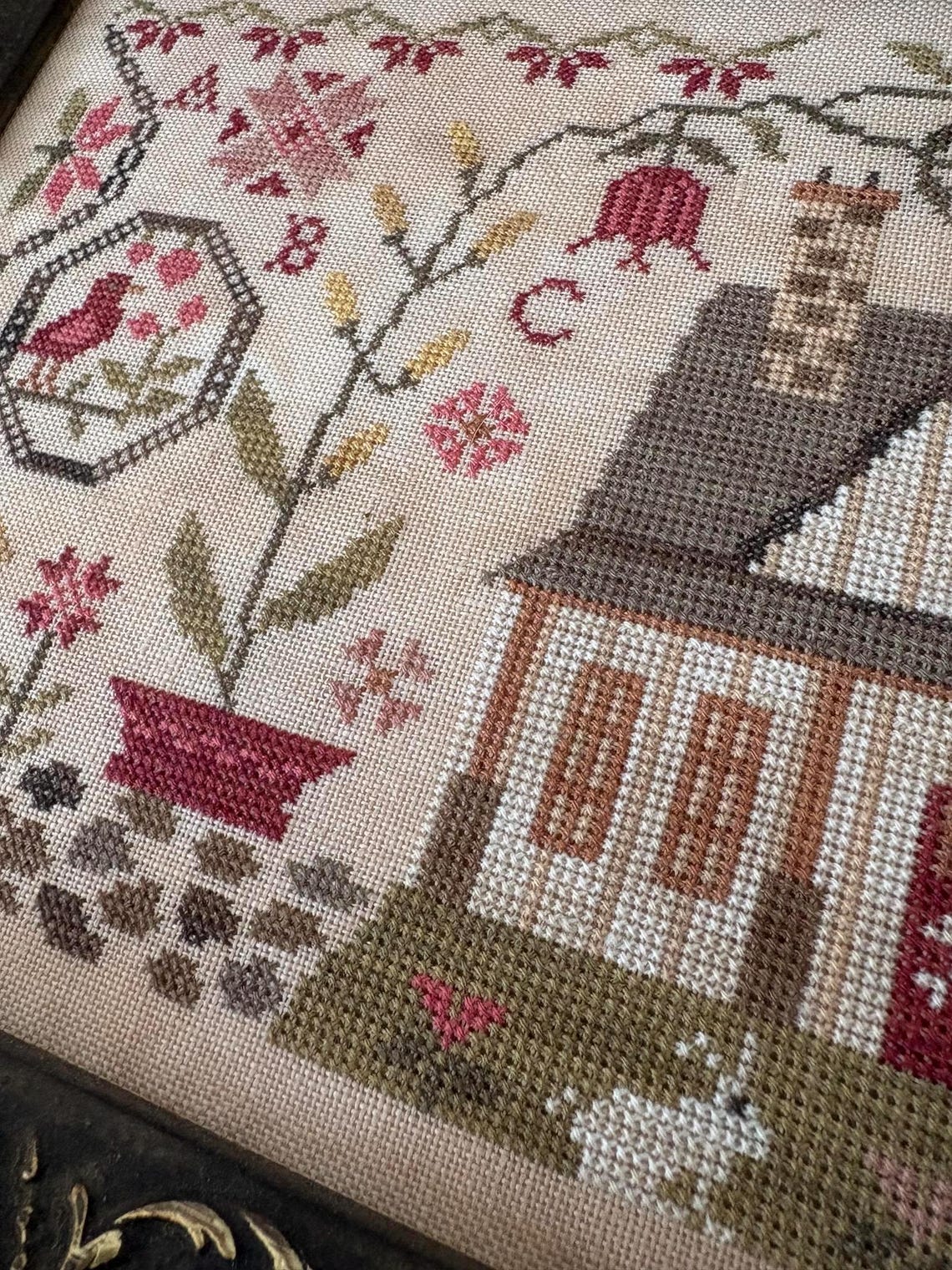Quaker Farmhouse Cross Stitch Chart by Pansy Patch Quilts and Stitchery ...