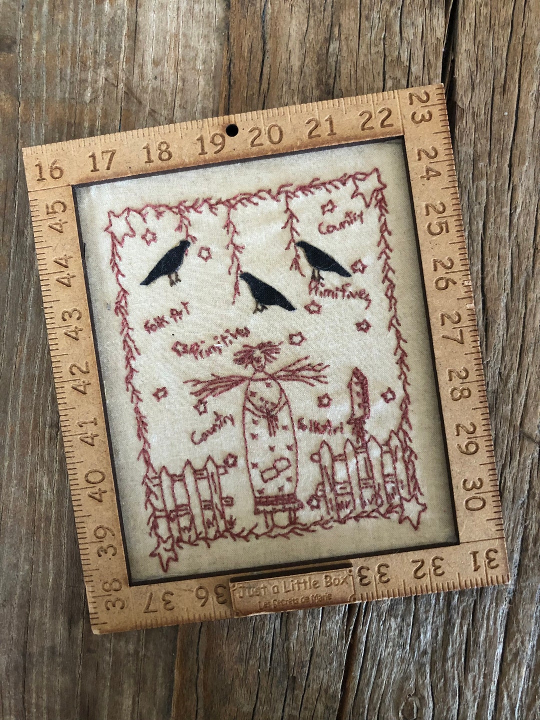 Primitive Angel Hand Embroidery Pattern Primitive Hand Embroidery New ...