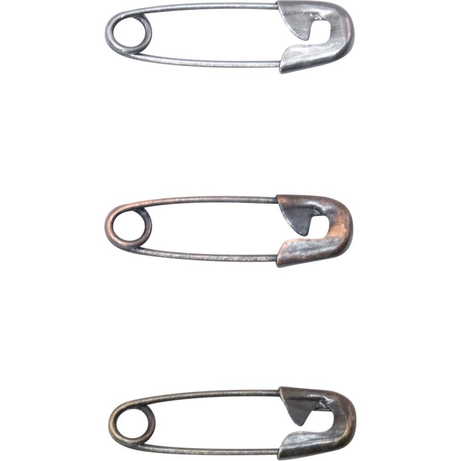 Tim Holtz Idea-ology Mini Metal Safety Pins - Make Finishing Fun ...