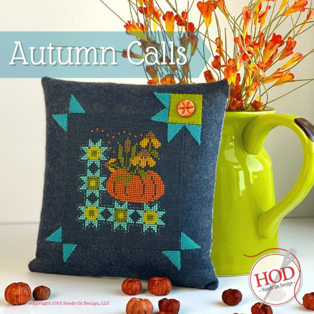 Hands on Design Autumn Calls Cross Stitch Pattern Fall Cross Stitch New ...