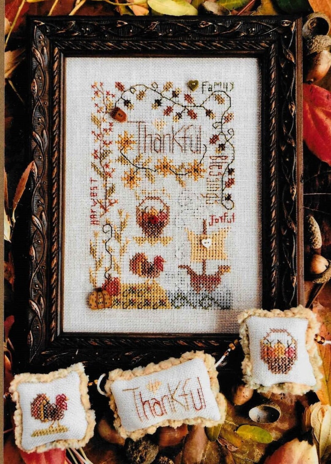 Shepherd's Bush THANKFUL NOTES Cross Stitch Pattern - Etsy