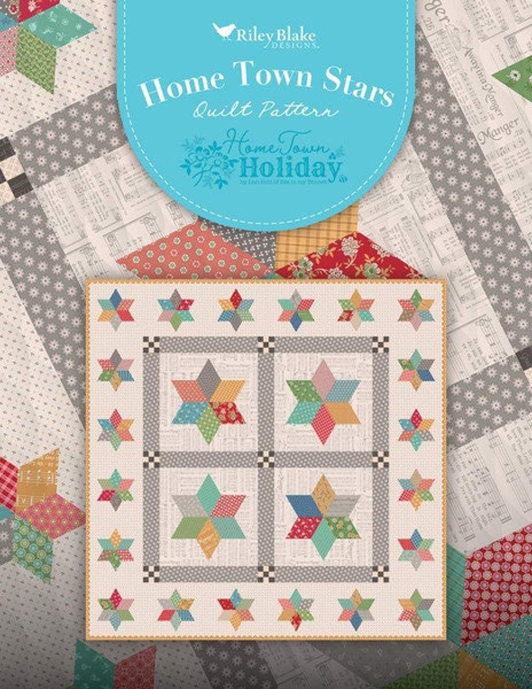 Lori Holt Home Town STARS Quilt Pattern Anabella's Home Town Quilt ...