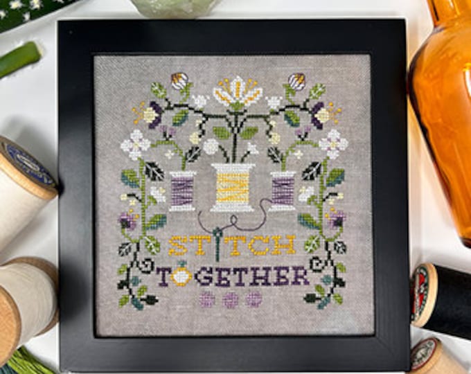 Tiny Modernist Stitch Together Cross Stitch Pattern - Tiny Modernist ...