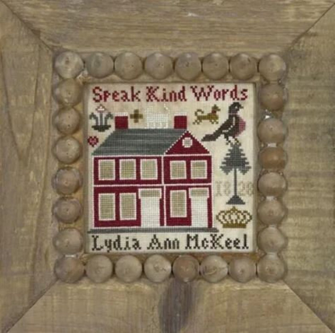 Needlemade Designs Speak Kind Words Cross Stitch Pattern - New Cross ...