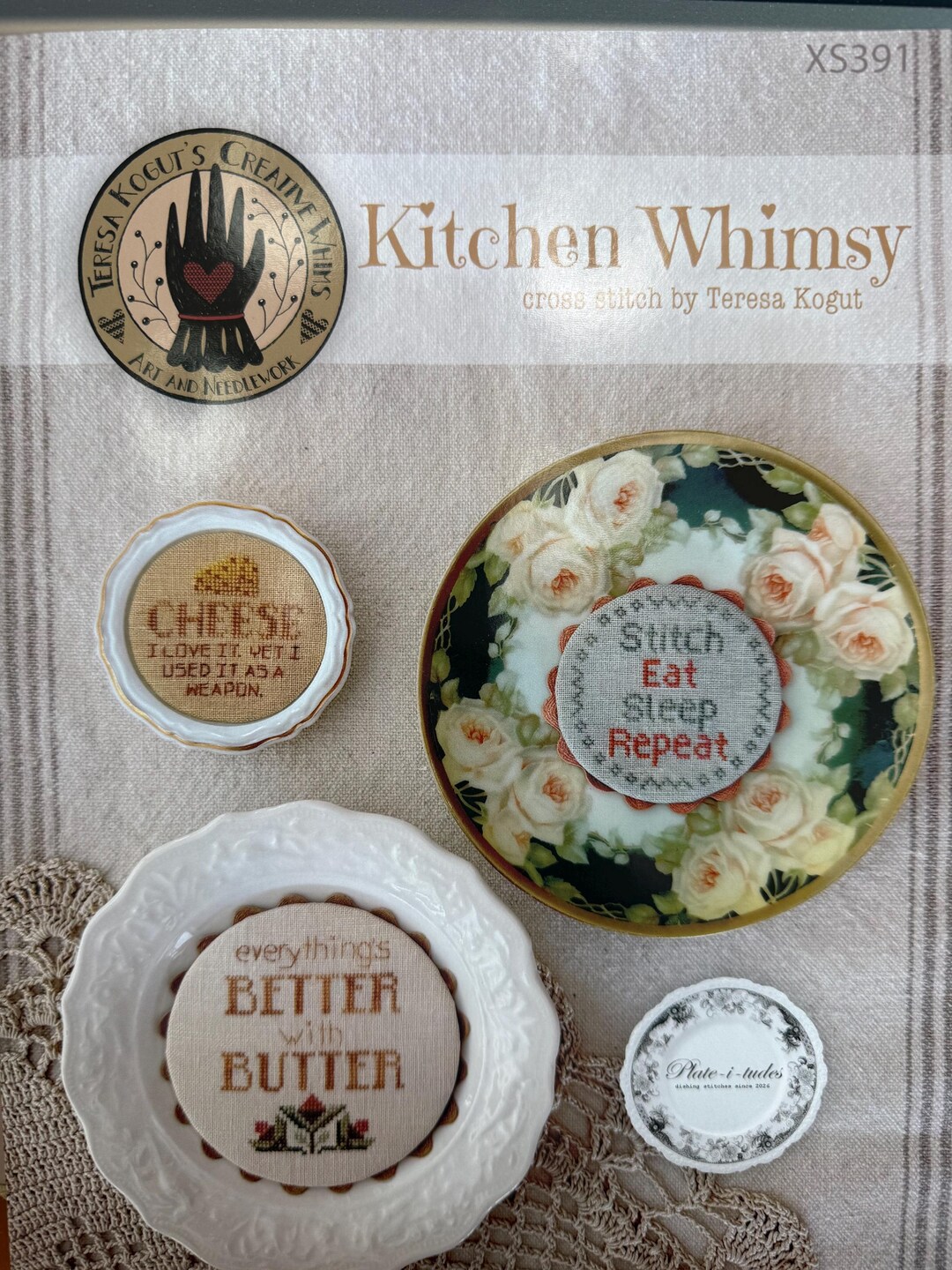 Kitchen Whimsy Plate-i-tudes Cross Stitch Pattern by Teresa Kogut ...