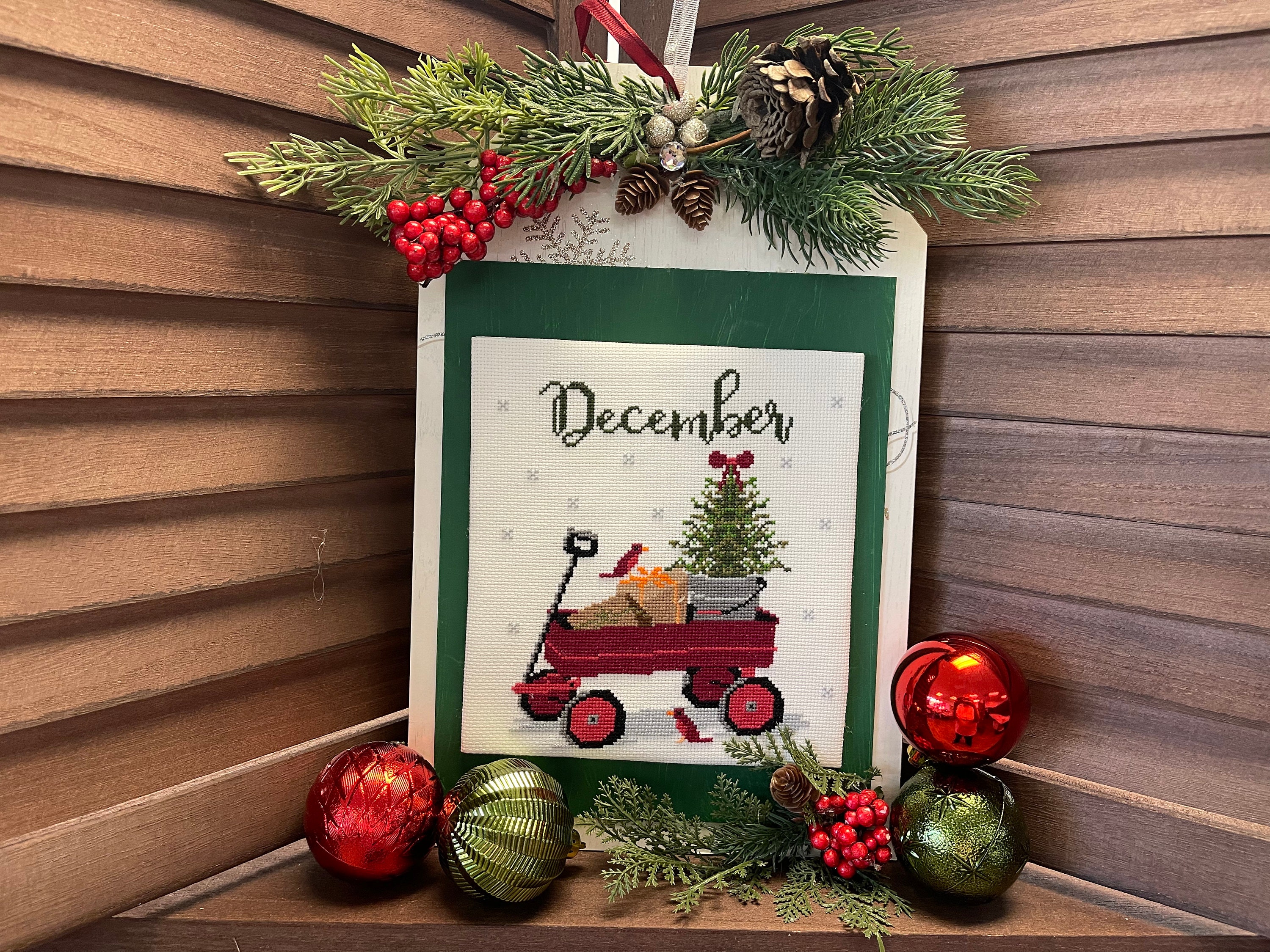 Anabella's Needleart Memorable Months DECEMBER Cross Stitch Pattern ...