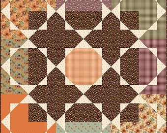PRE-ORDER ~ Sandy Gervais Pressed Leaves Quilt Pattern ~ Sandy Gervais ...