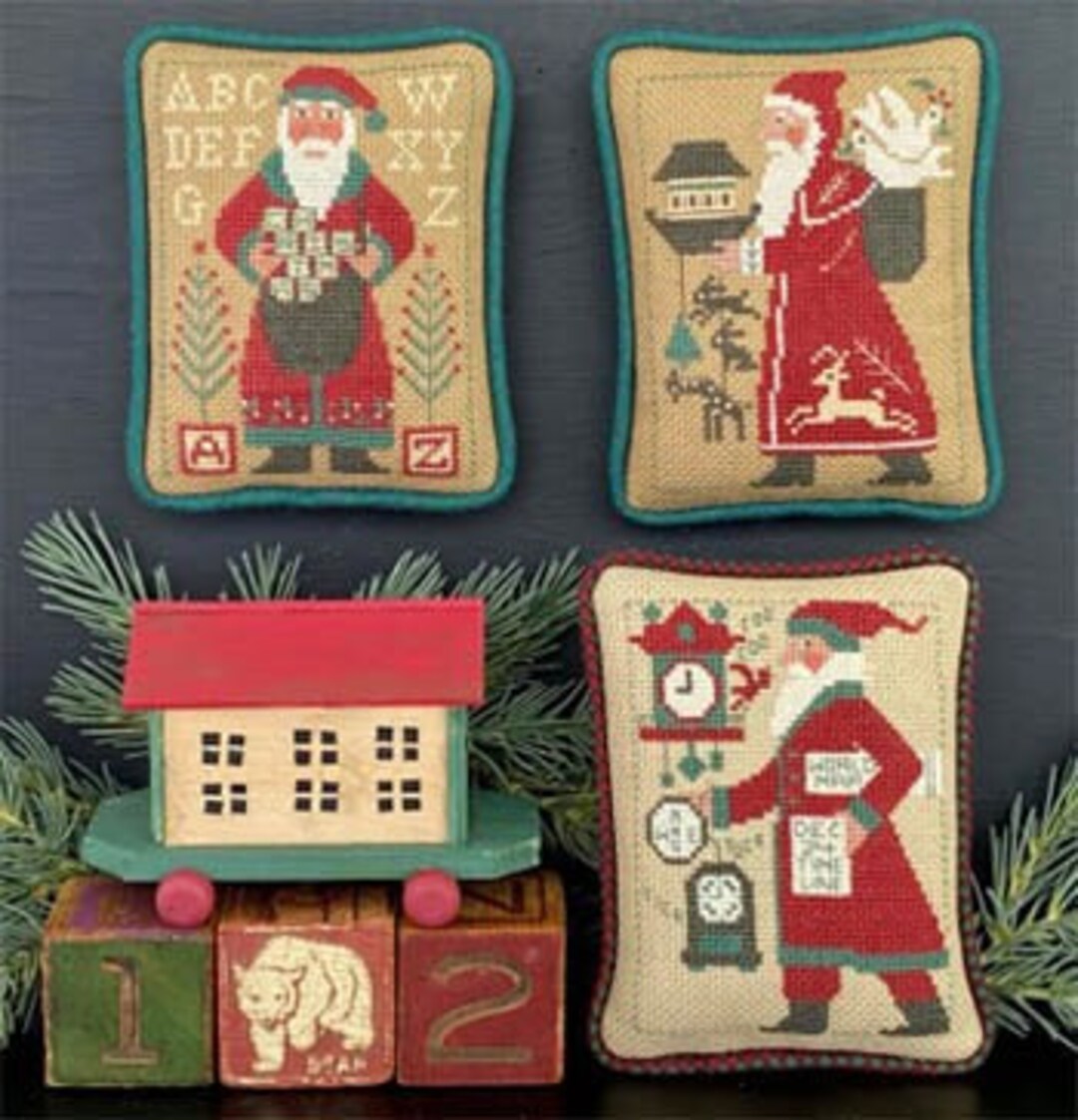 The Prairie Schooler Santa's Revisited VIII (1997, 1998, 2013) Cross ...