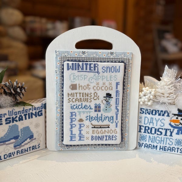 Winter Cross Stitch - Etsy