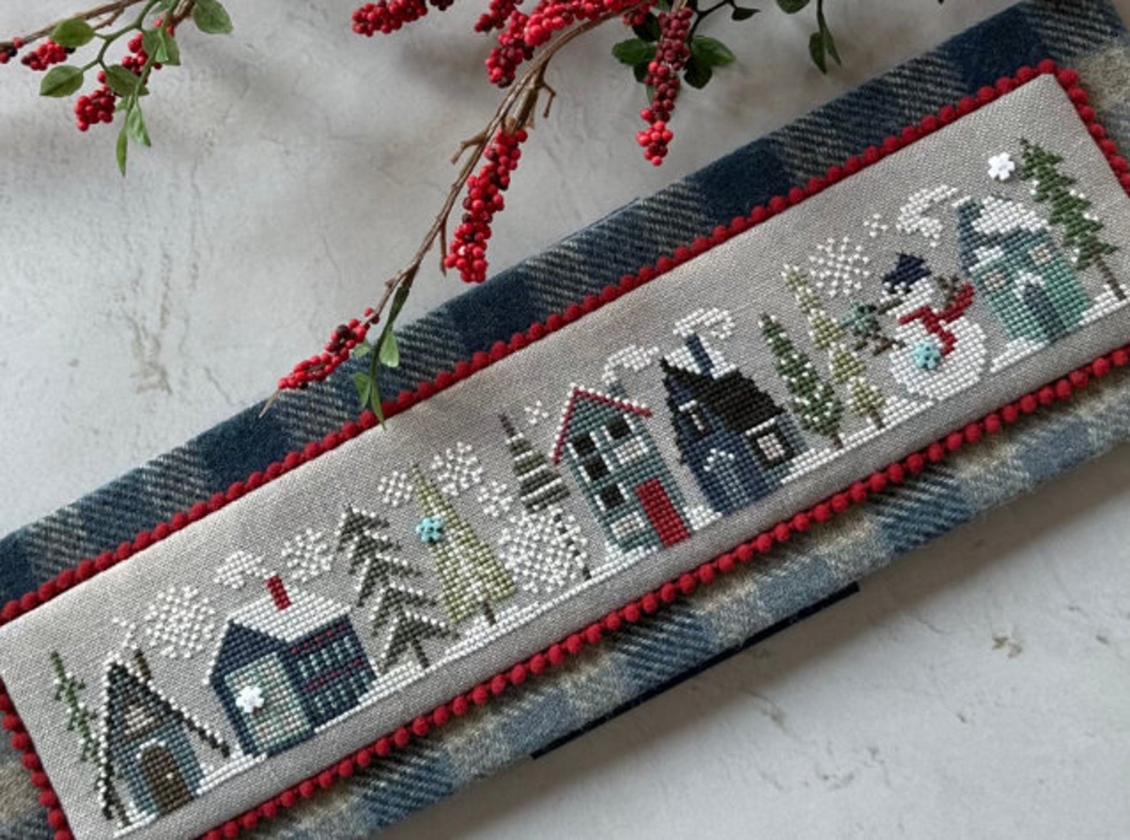 2024 Nashville Needlework Market - Heart in Hand Frosty Tiny Town Cross ...