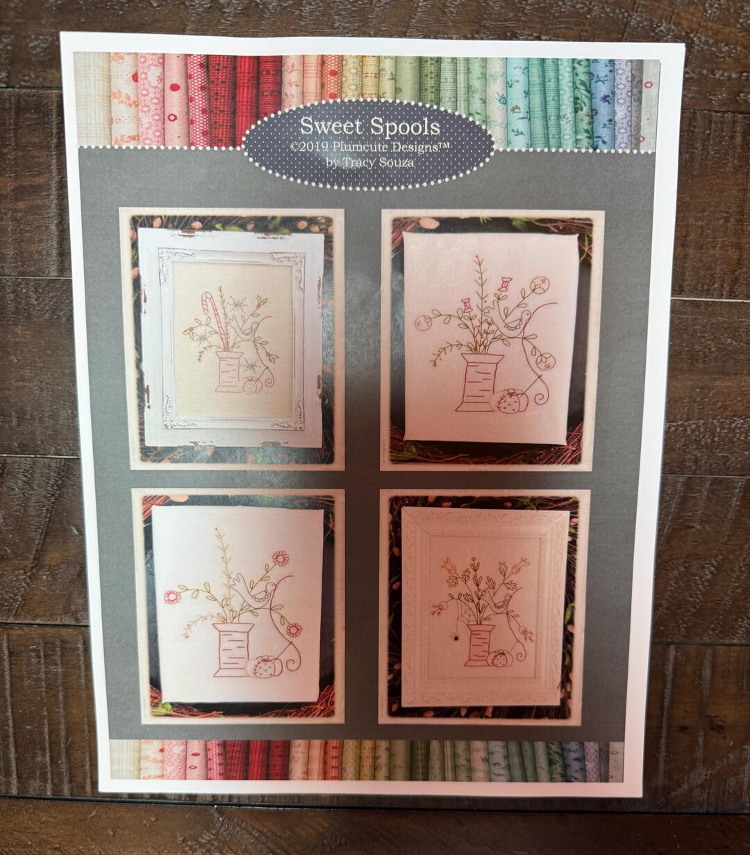 Plumcute Designs Sweet Spools Embroidery Pattern - New Hand Embroidery ~ Plumcute Designs Hand ...