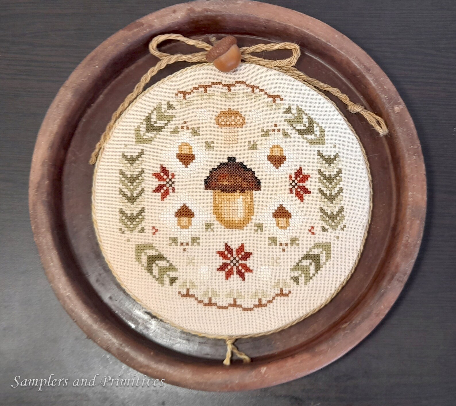 Samplers Primitives Celebration of Acorns PDF Cross Stitch Pattern ...