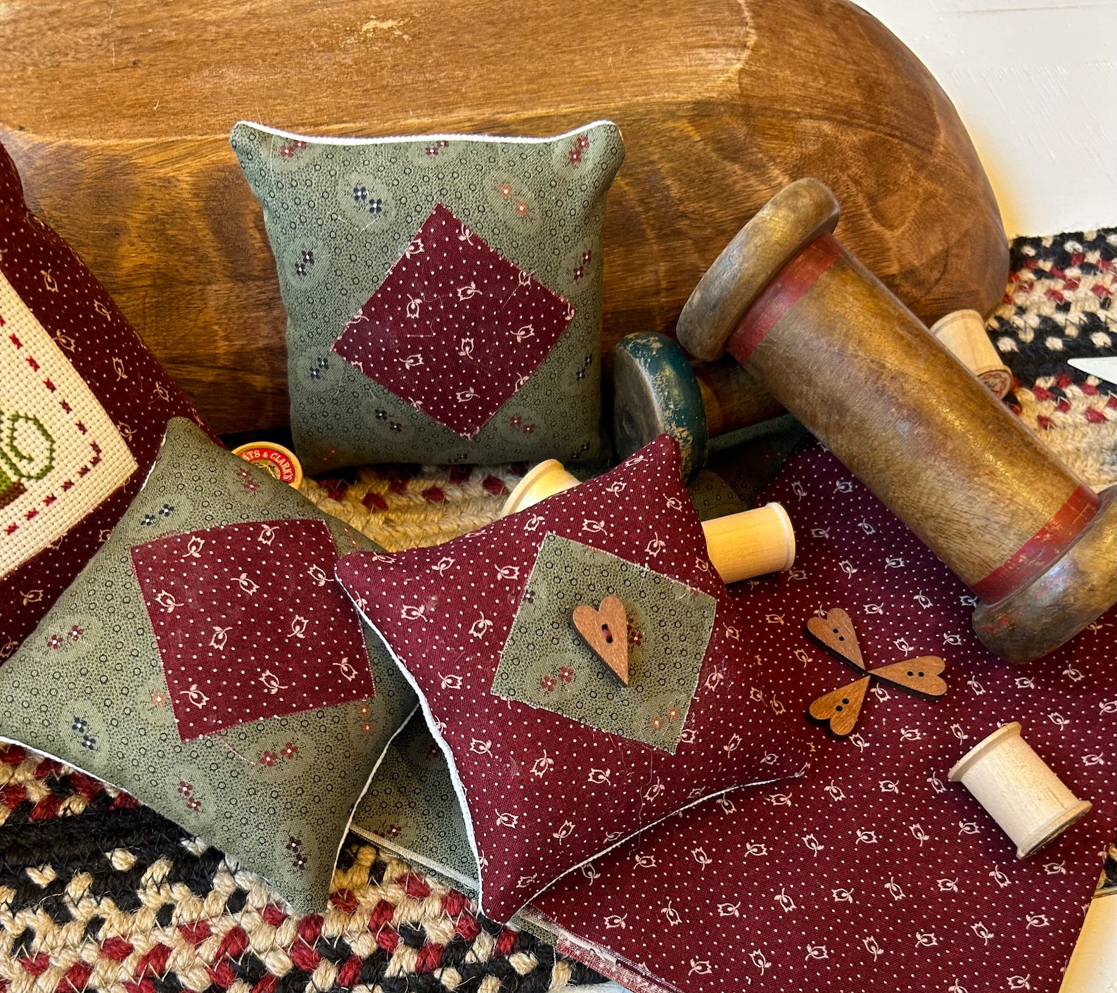 Anabella's Needleart SEW STITCH! Cross Stitch Pattern ~ Set of 4 Cross ...