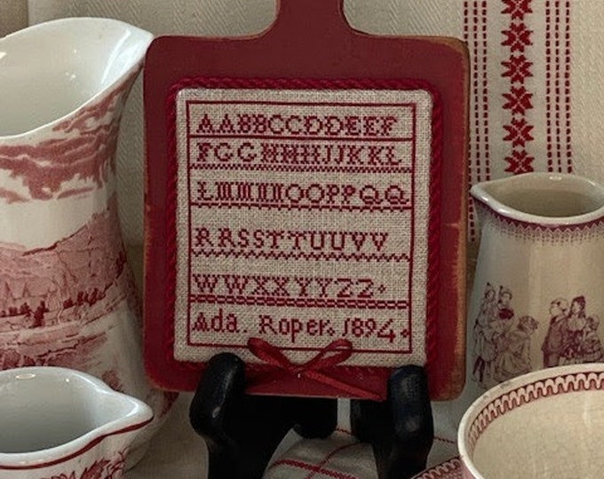 JBW Designs 2022 Limited Edition Kit: ABC Hornbook Cross Stitch Pattern ...
