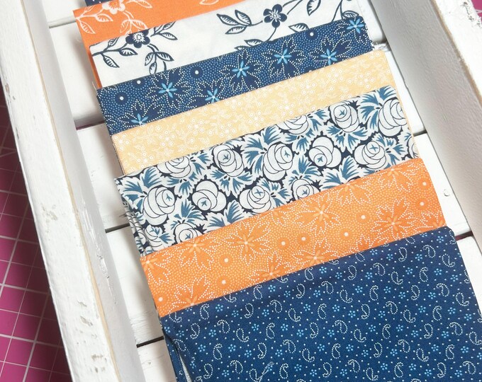 Moda ~ Fig Tree and Co ~ Denim & Daisies Fat Quarter Bundle #2 ...