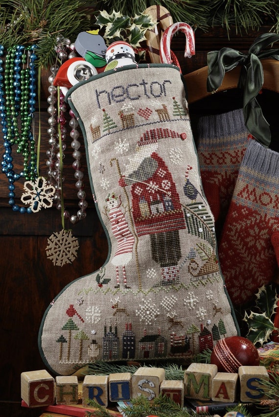 Shepherd's Bush Cross Stitch Pattern HECTOR'S STOCKING - Etsy