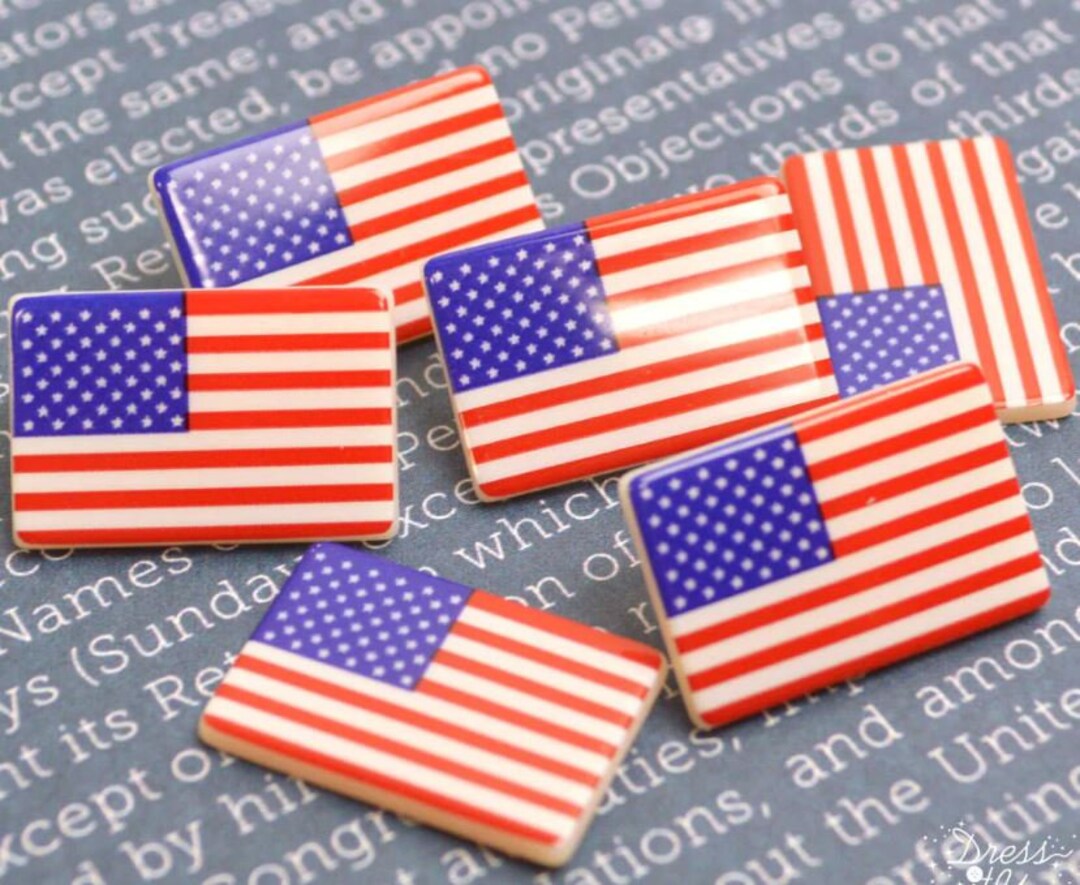 Dress It up Buttons AMERICAN FLAG BUTTONS Cross Stitch - Etsy