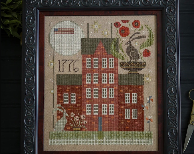 Plum Street Samplers Summer Moon Cross Stitch Pattern New Cross Stitch ...