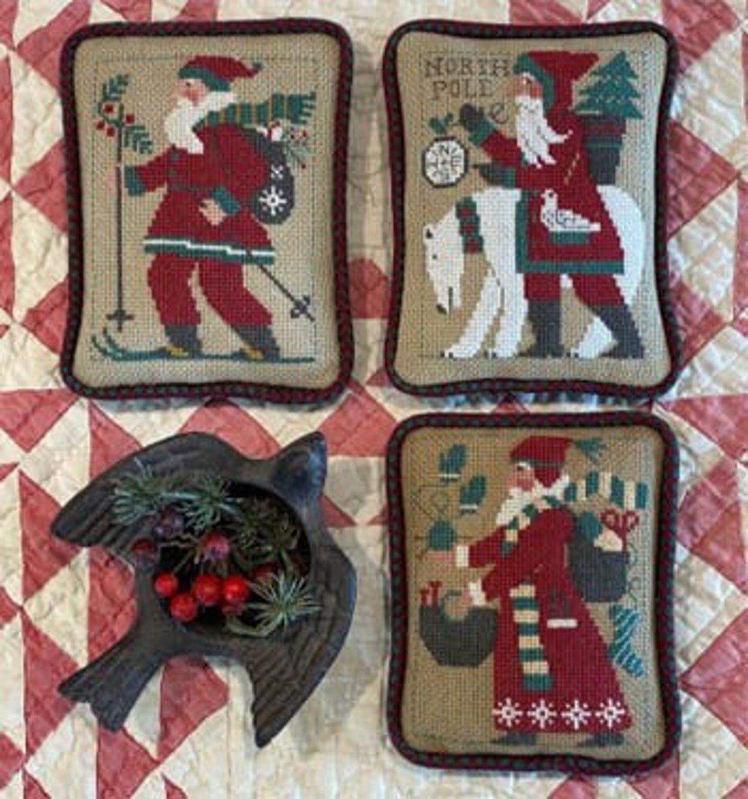 The Prairie Schooler Santa's Revisited X (2007, 2010& 2017) Cross ...