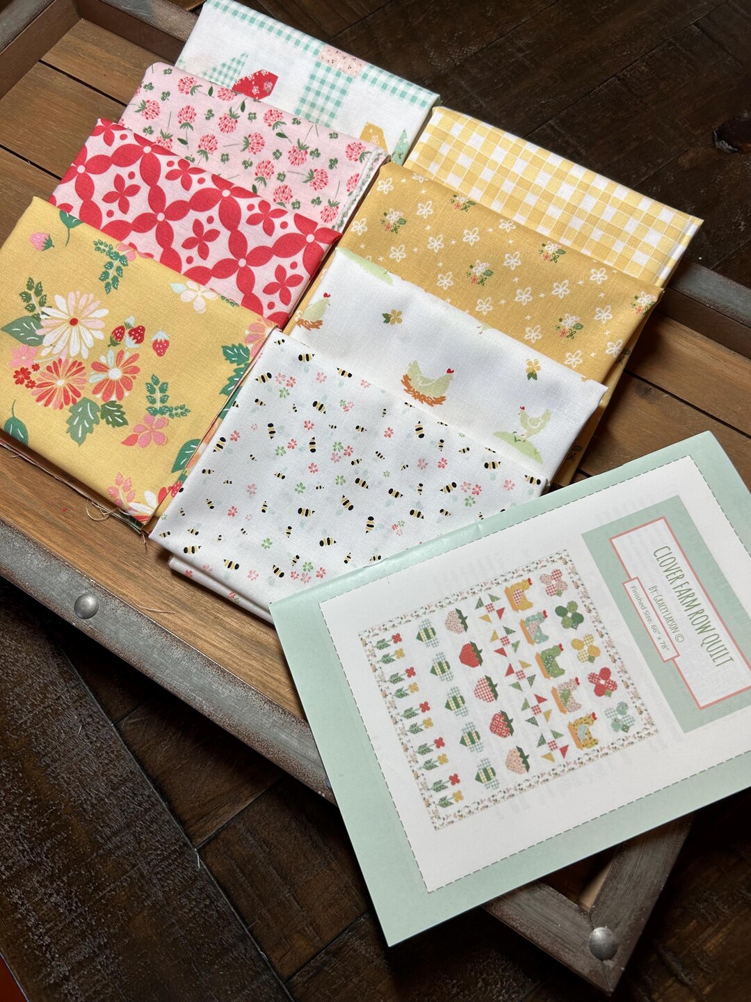 NEW! Gracey Larson Clover Farm ~ Yellow BELLABUNDLE ~ Garcey Larson ...