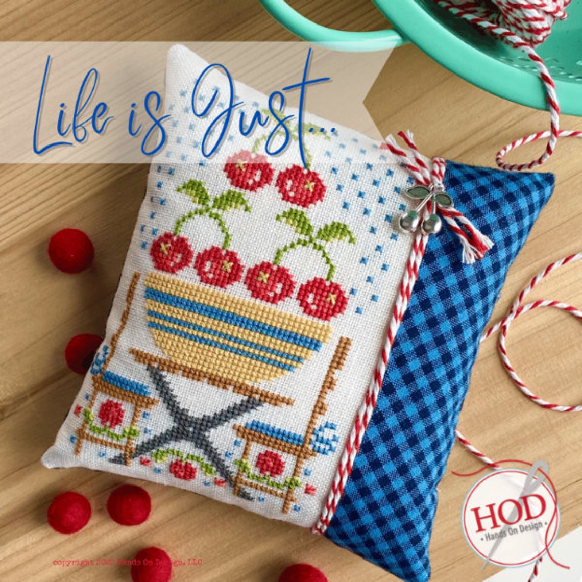 Hands on Design LIFE IS JUST Cross Stitch Pattern ~ Hands on Design ...