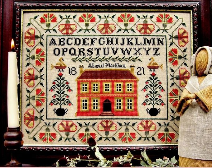 NEW! Brenda Keyes the Sampler Company ~ Abigail Markham Cross Stitch ...
