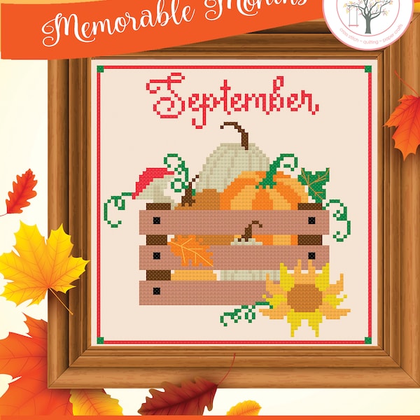 Memorable Months Cross Stitch - Etsy