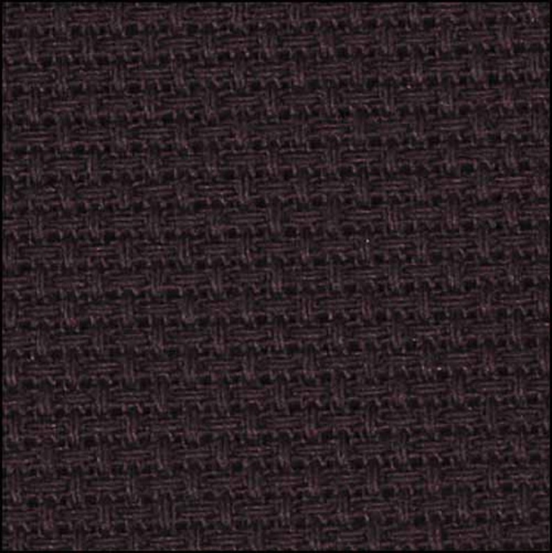 Charles Craft BLACK Aida 14 Count 15"x18" ~ Aida Cross Stitch Fabric ...