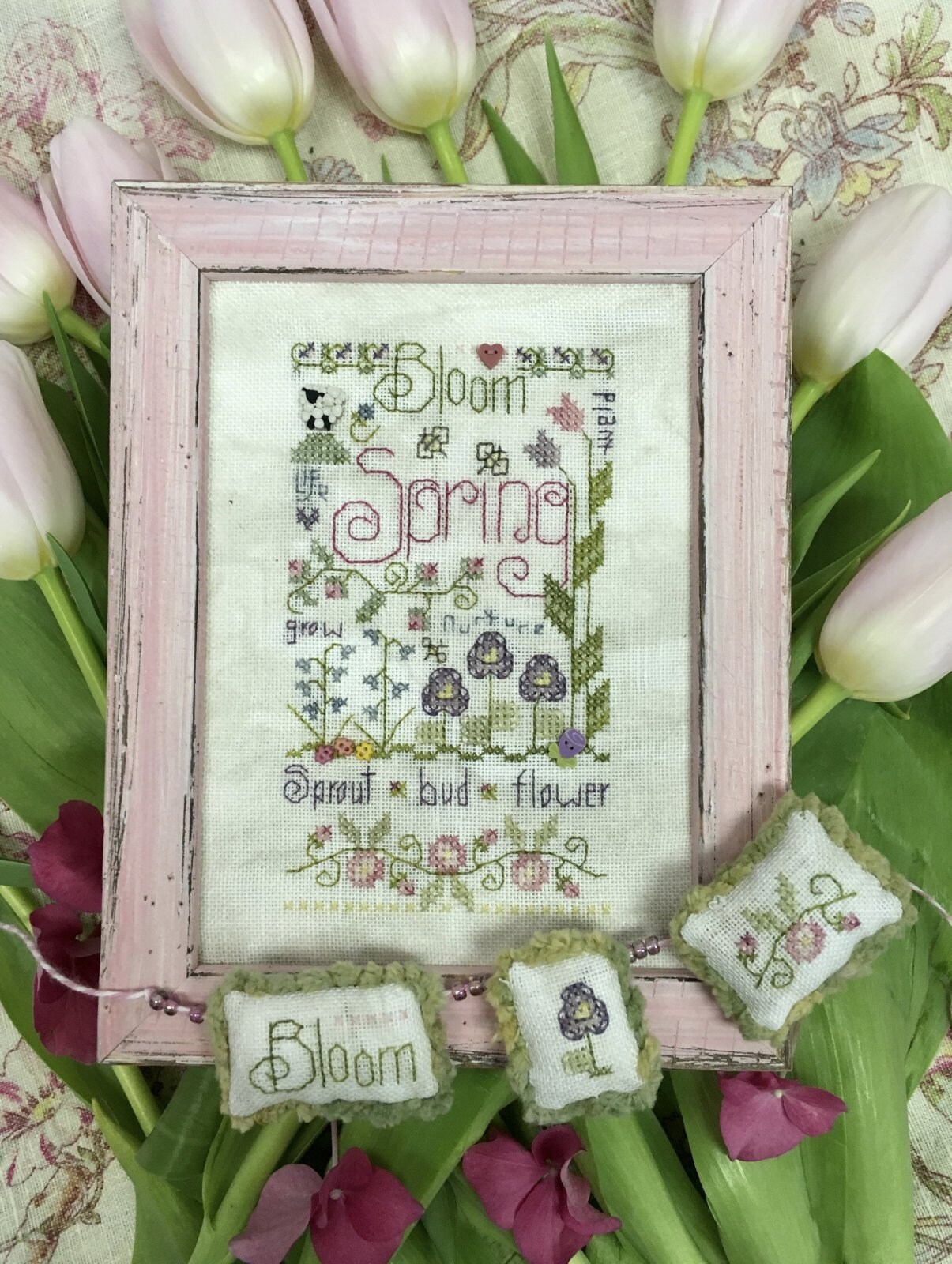 Shepherd's Bush Cross Stitch Pattern SPRING NOTES | Etsy