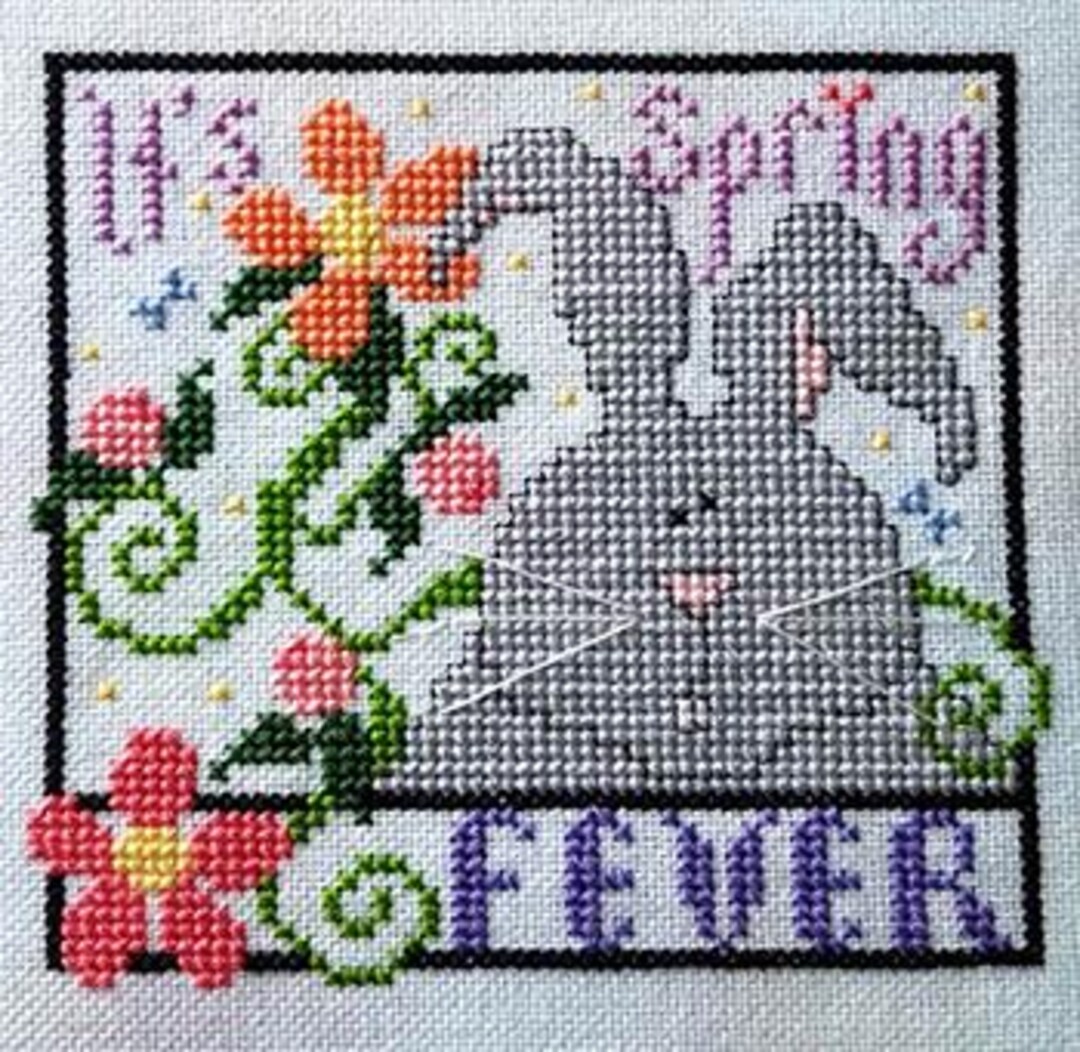 Val's Stuff ~ It's Spring Fever Cross Stitch Chart ~ Anabellas ~ Cross ...