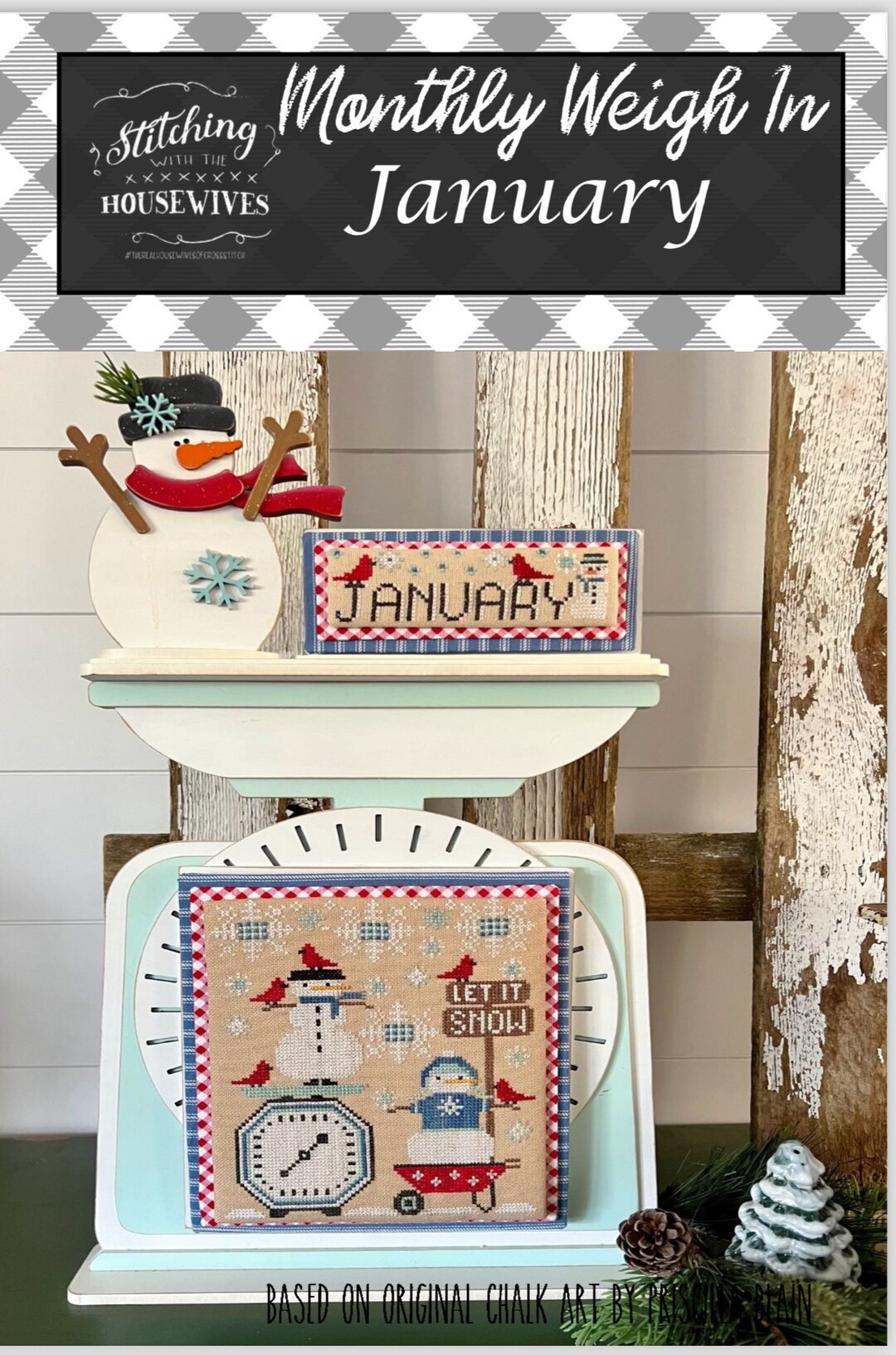 Stitching With the Housewives Monthly WEIGH IN JANUARY Cross Stitch ...