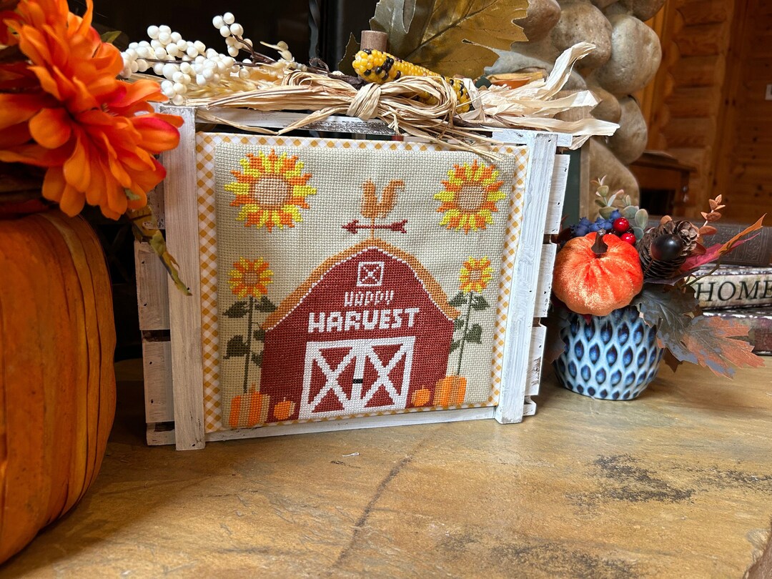 Anabella's Needleart 2022 HAPPY HARVEST Cross Stitch Pattern ~ New ...
