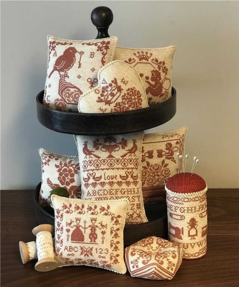 Twin Peak Primitives RED SMALLS 2023 Cross Stitch Pattern - Etsy