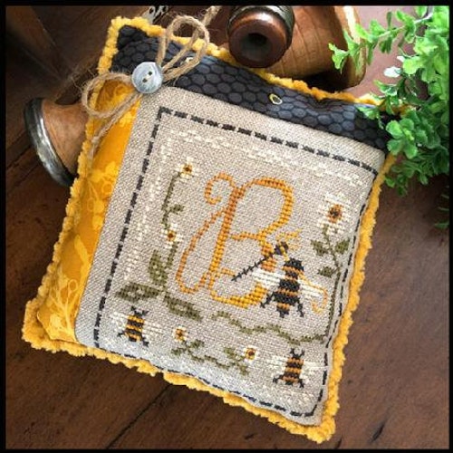 Bee Happy Cross Stitch by Lindsey Weight of Primrose Cottage | Etsy